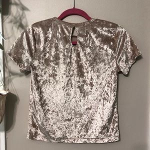 Hollister | Tops | Keyhole Back Velvet Top | Poshmark